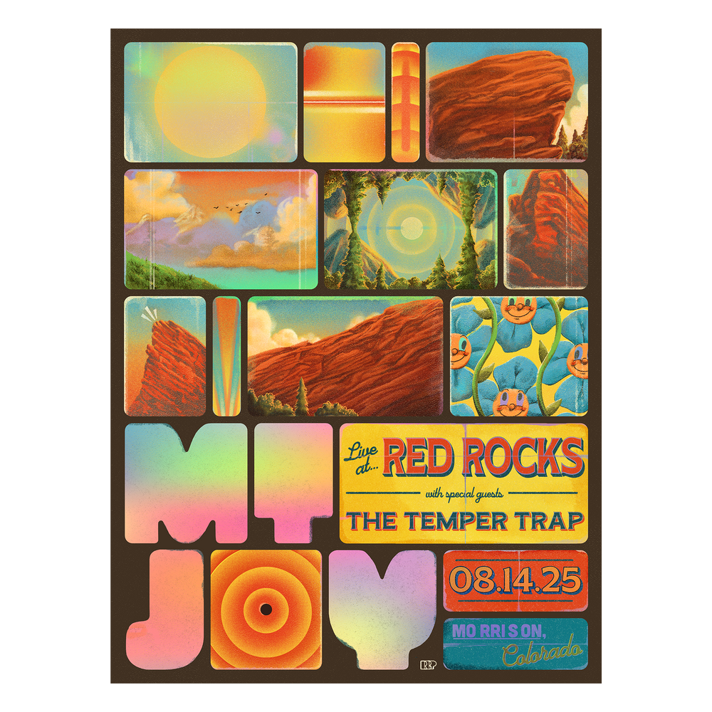 Red Rocks Amphitheatre Poster 2025
